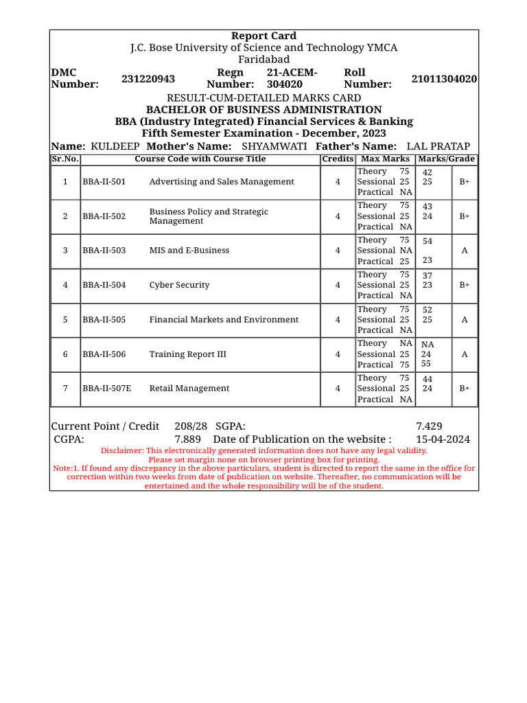 5th Sem Pdf Business
