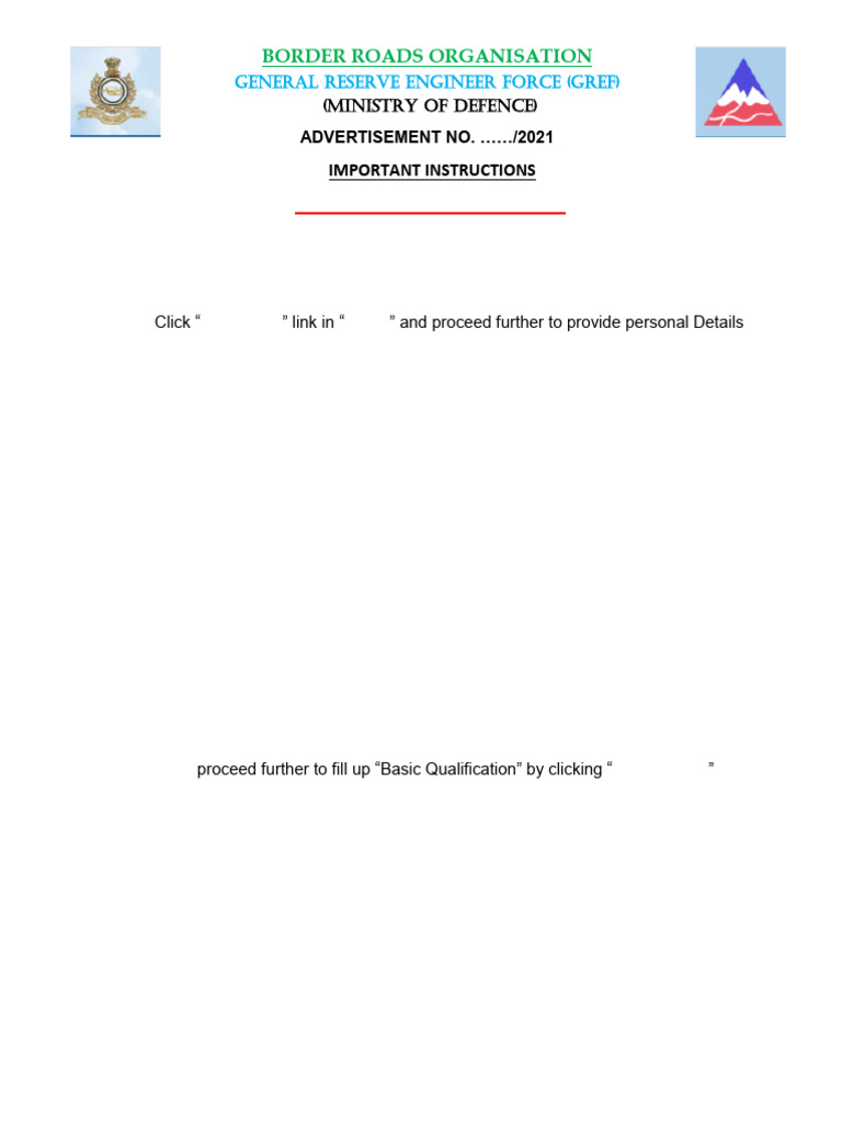 GREF Application Form Instructions | PDF | Payments | Banks