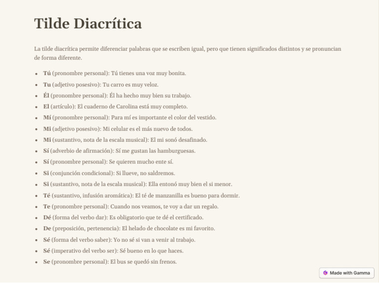 Tilde Diacritica | PDF
