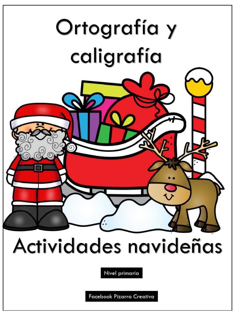 Ortografía y caligrafía navidad | PDF | Observancias de diciembre | Navidad