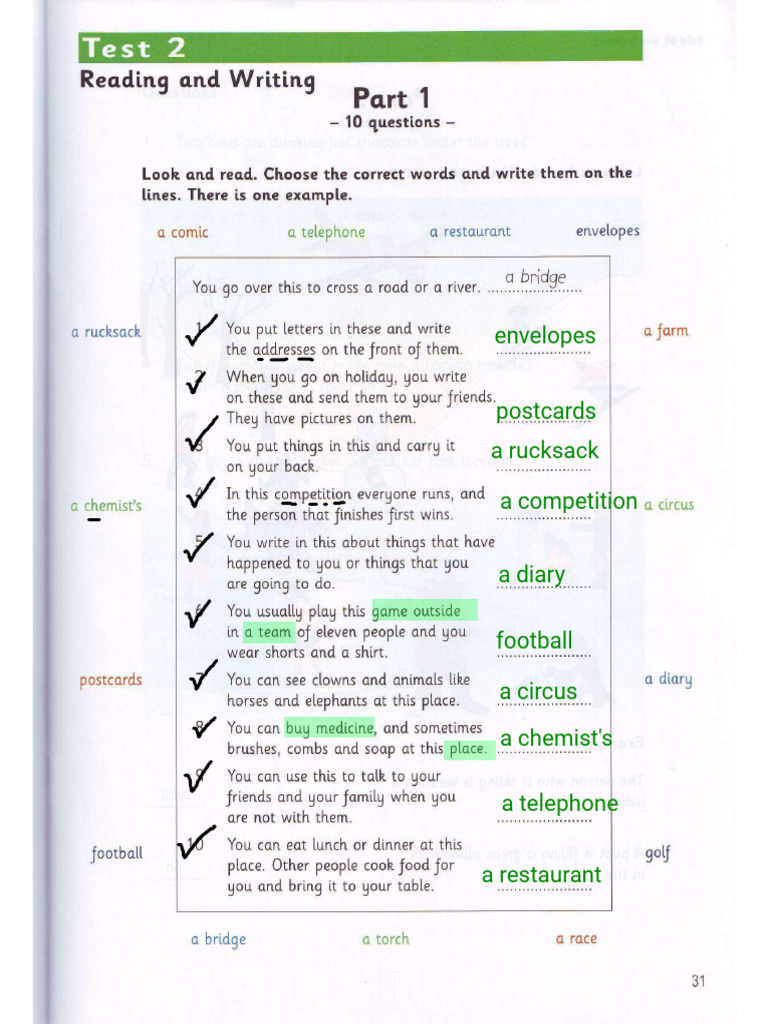 Cambridge Flyers 5 - Hana | PDF