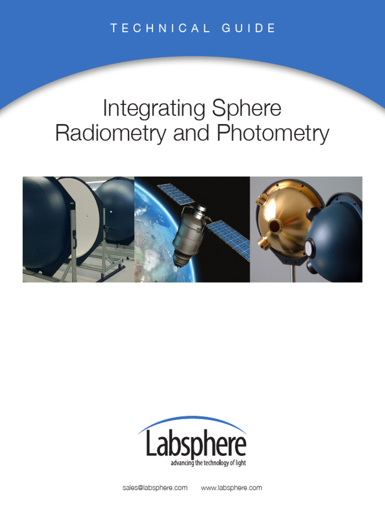 Integrating Sphere Radiometry and Photometry | PDF | Waves | Physical ...