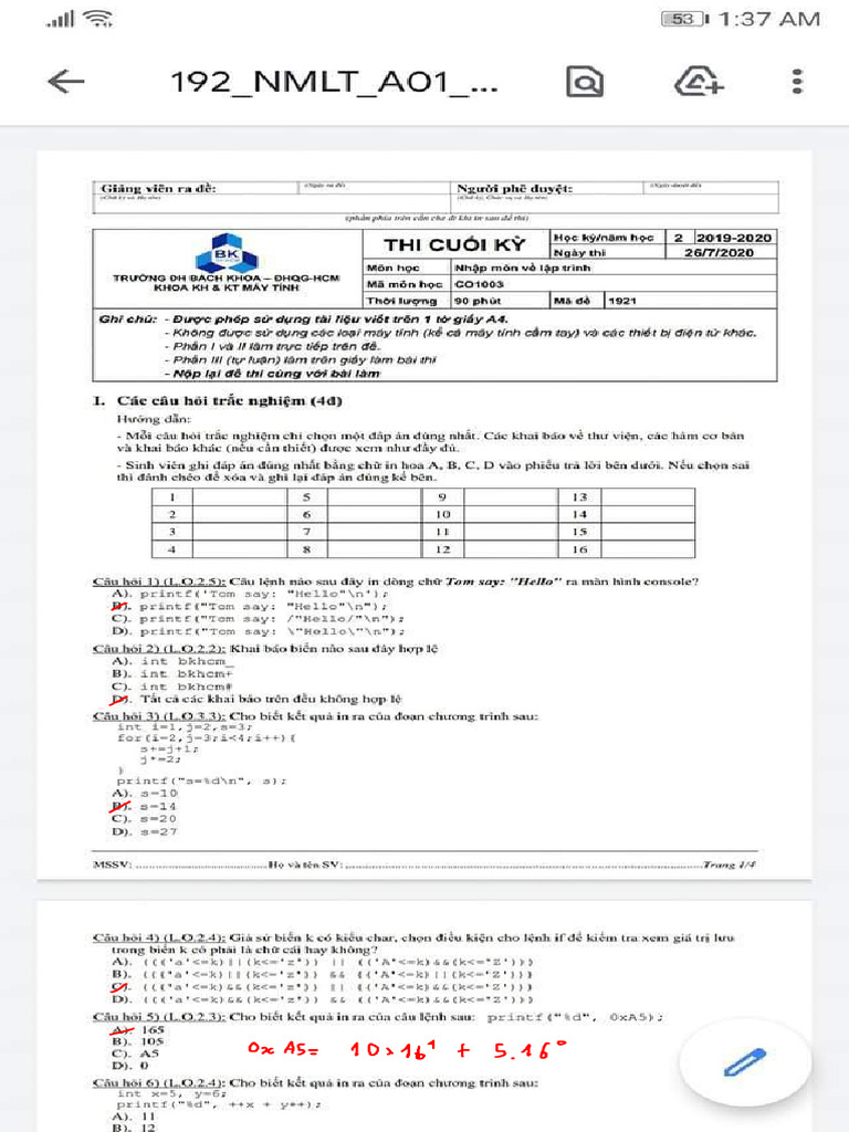 nhap-mon-lap-trinh__de-thi-2020-cuuduongthancong.com | PDF