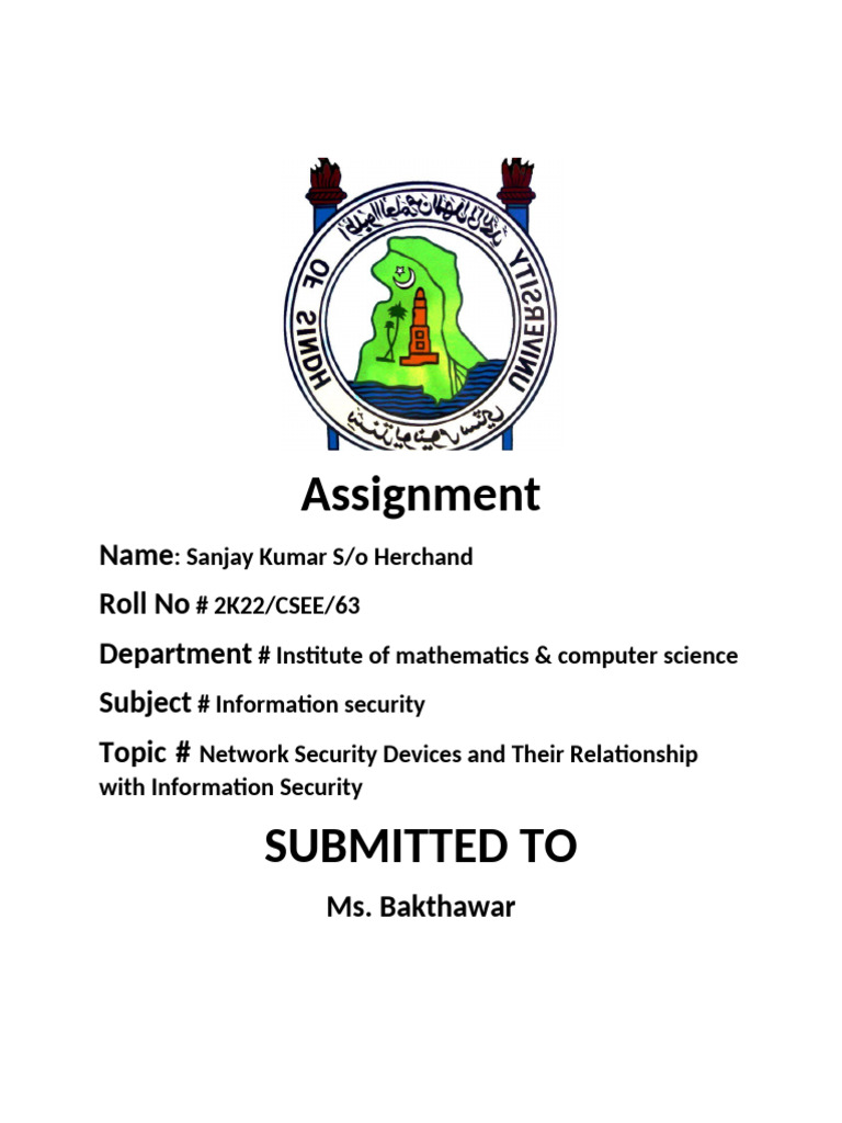 Network Security Devices Explained | PDF | Information Security | Security