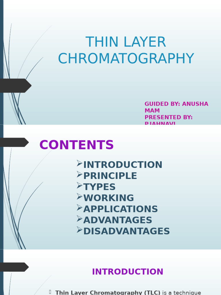 Thin Layer Chromatography | PDF | Thin Layer Chromatography | Chromatography