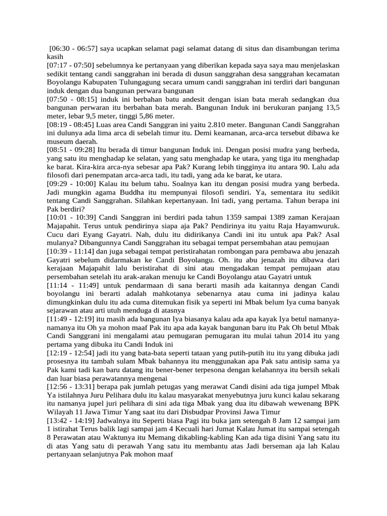 Wawancara Setengah Jam | PDF