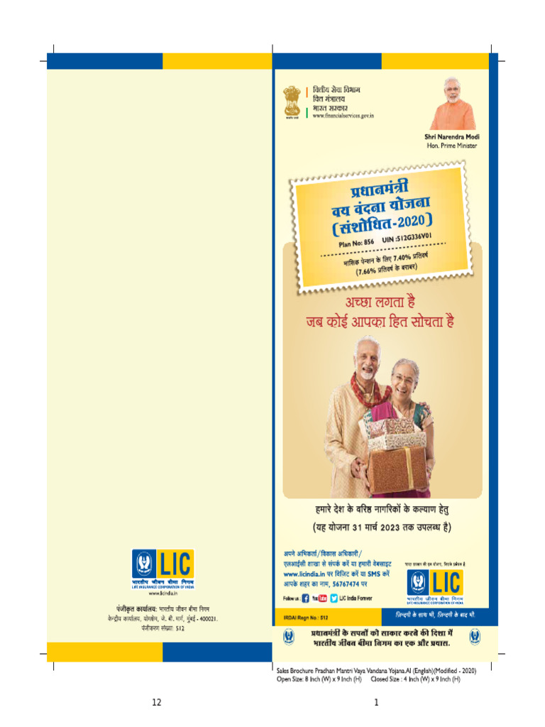 PMVVY Brochure Hindi | PDF