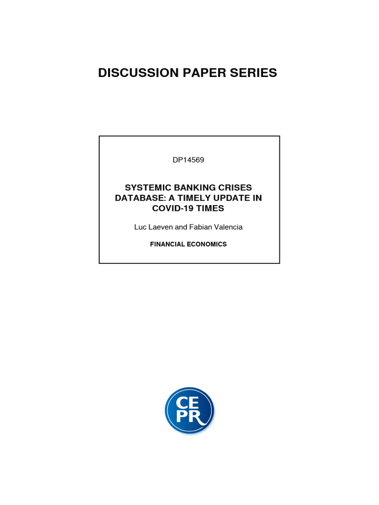 ssrn-3594190 | PDF | Financial Crises | Banks
