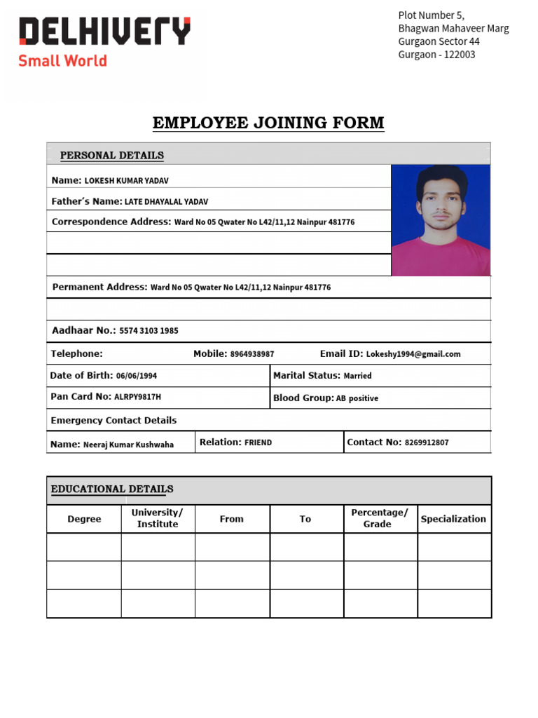 joining-form (3) | PDF | Access Control | Authentication