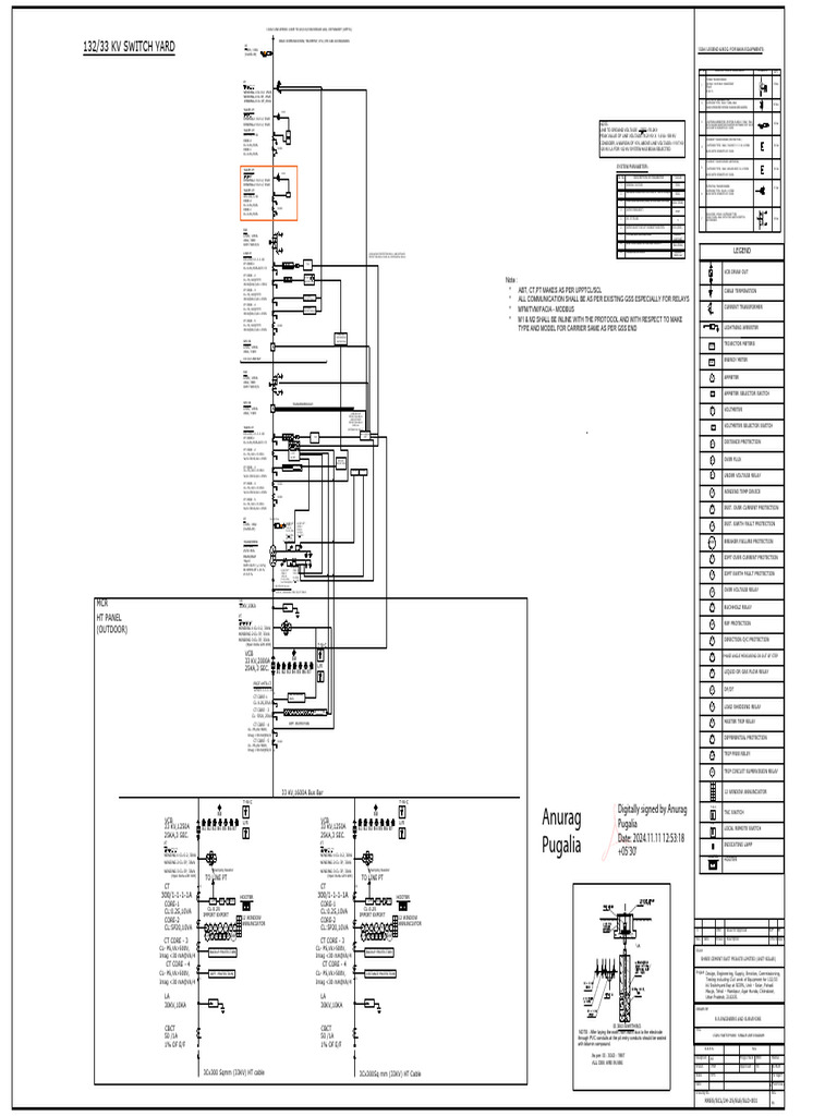 UP Solar SCEPL SLD R2 - Approved From SCL Side | PDF | Transformer | Relay