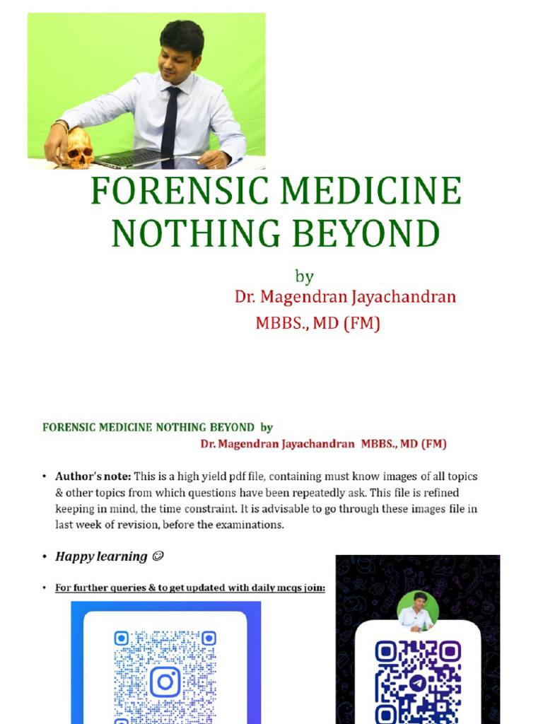 FMT by DR Magendran J - All in One File | PDF