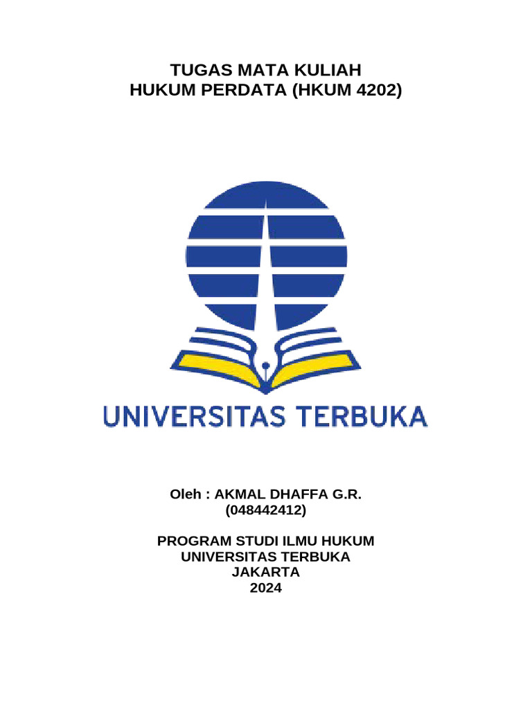 Tugas 2 Hukum Perdata | PDF