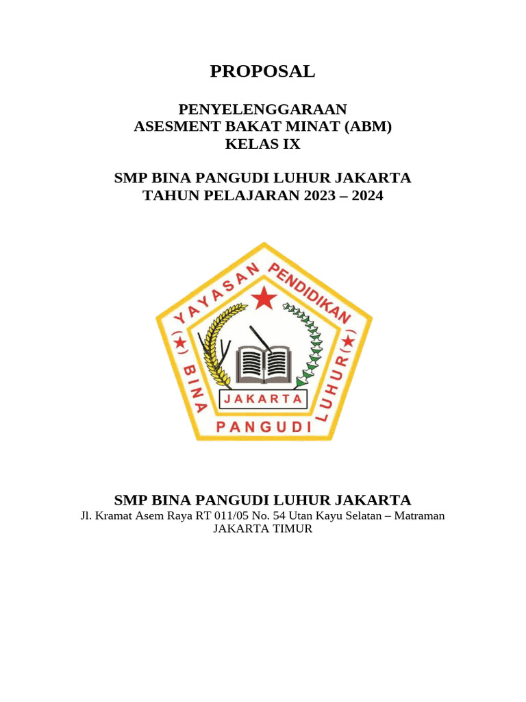 Proposal Abm 2024 | PDF