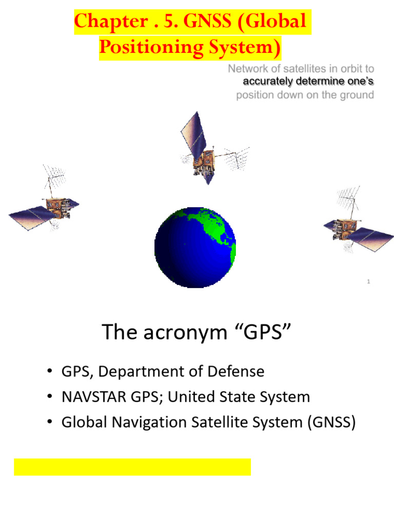 Survy-2, (CH-5-7) GPS, GIS & Remot Sensing | PDF | Electromagnetic ...