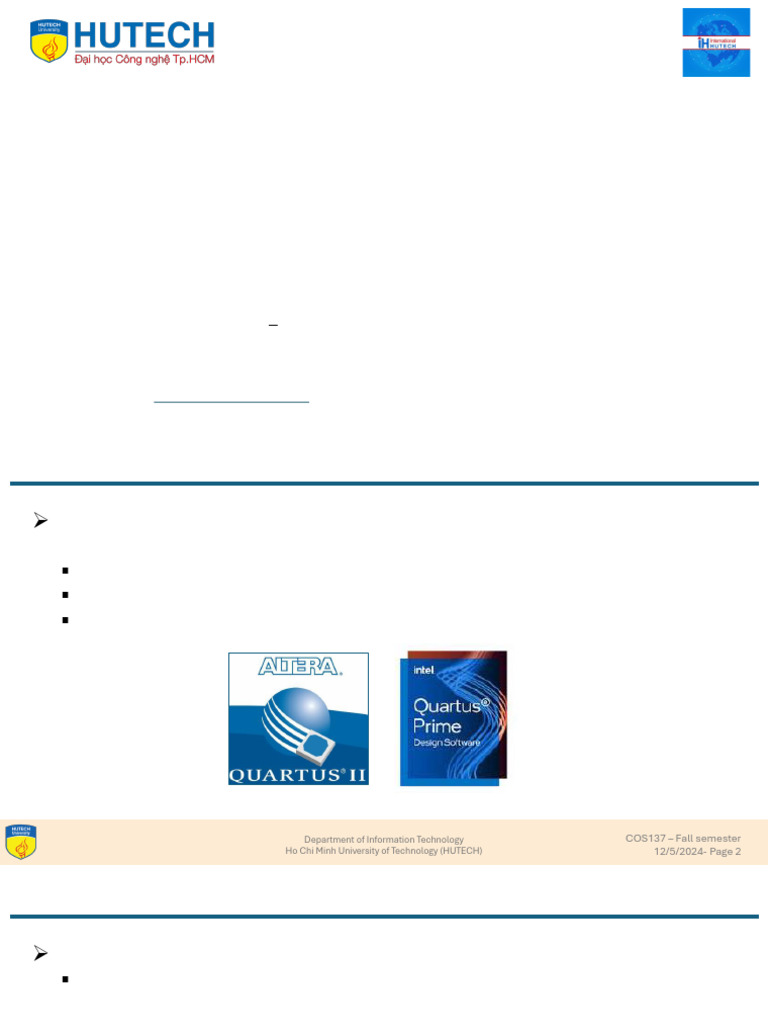 Quartus Prime Lab Guide | PDF | Field Programmable Gate Array | Logic ...