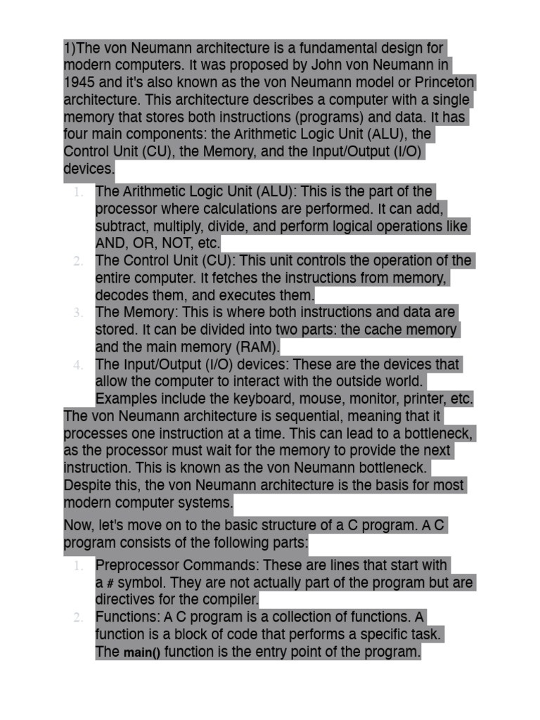 Computer Science Assignment | PDF | Integer (Computer Science) | Central Processing Unit