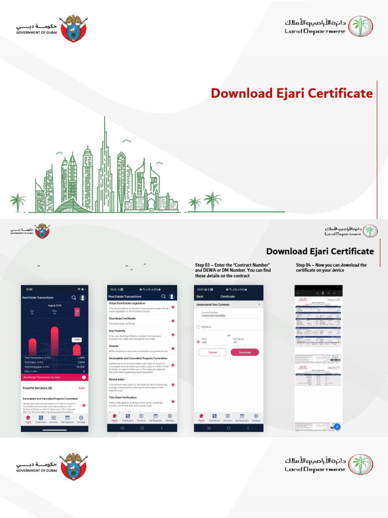 Ejari Certificate en | PDF