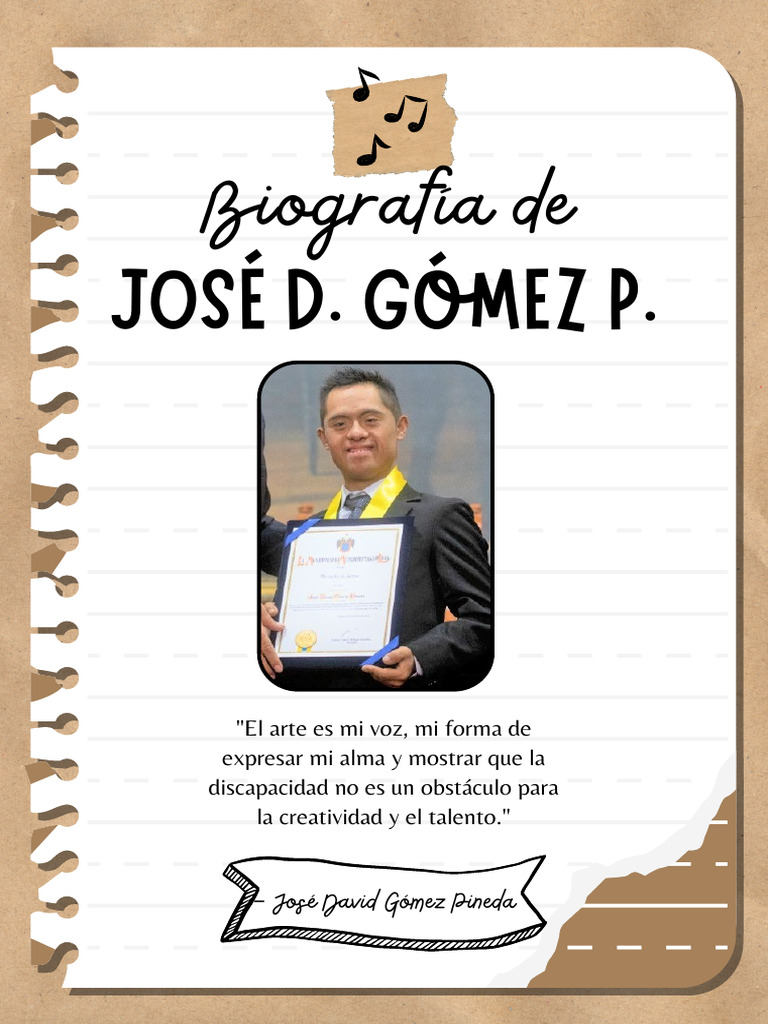 José David Gómez Pineda: Arte y Inclusión | PDF