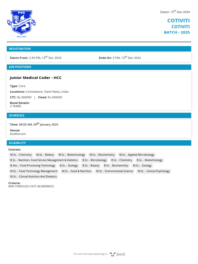 COTIVITI | PDF