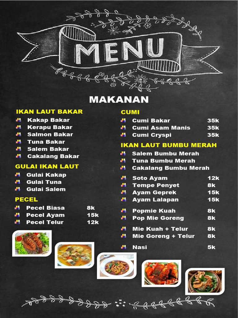 MENU MBAK WURI | PDF