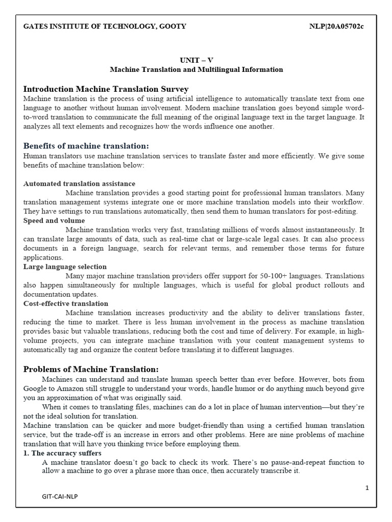 UNIT - 5 NLP | PDF | Information Retrieval | Search Engine Indexing