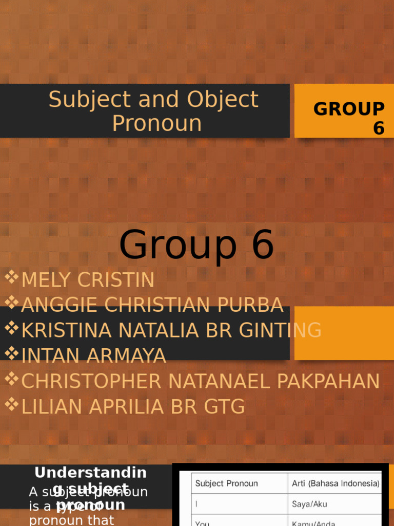 Ppt b.inggris | PDF | Object (Grammar) | Pronoun