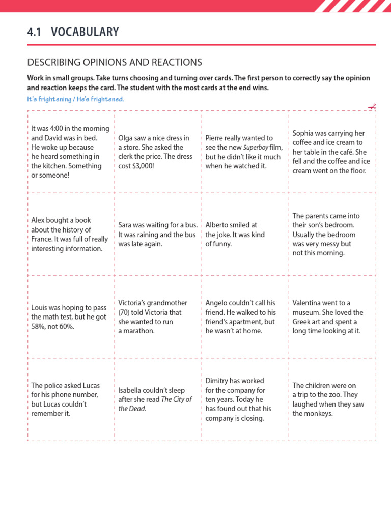 BUS 2.0 Level 3 Lesson Plan 4 Handout 1 | PDF