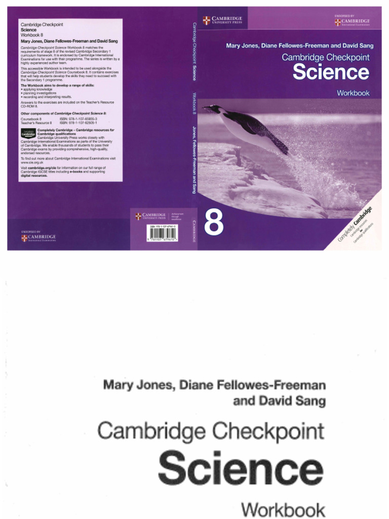 Cambridge Checkpoint Science Workbook 8 | PDF