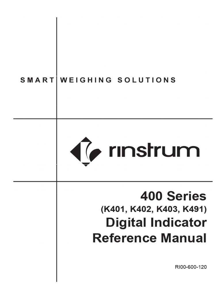 400 Series Digital Indicator Manual | PDF | Computer Science ...
