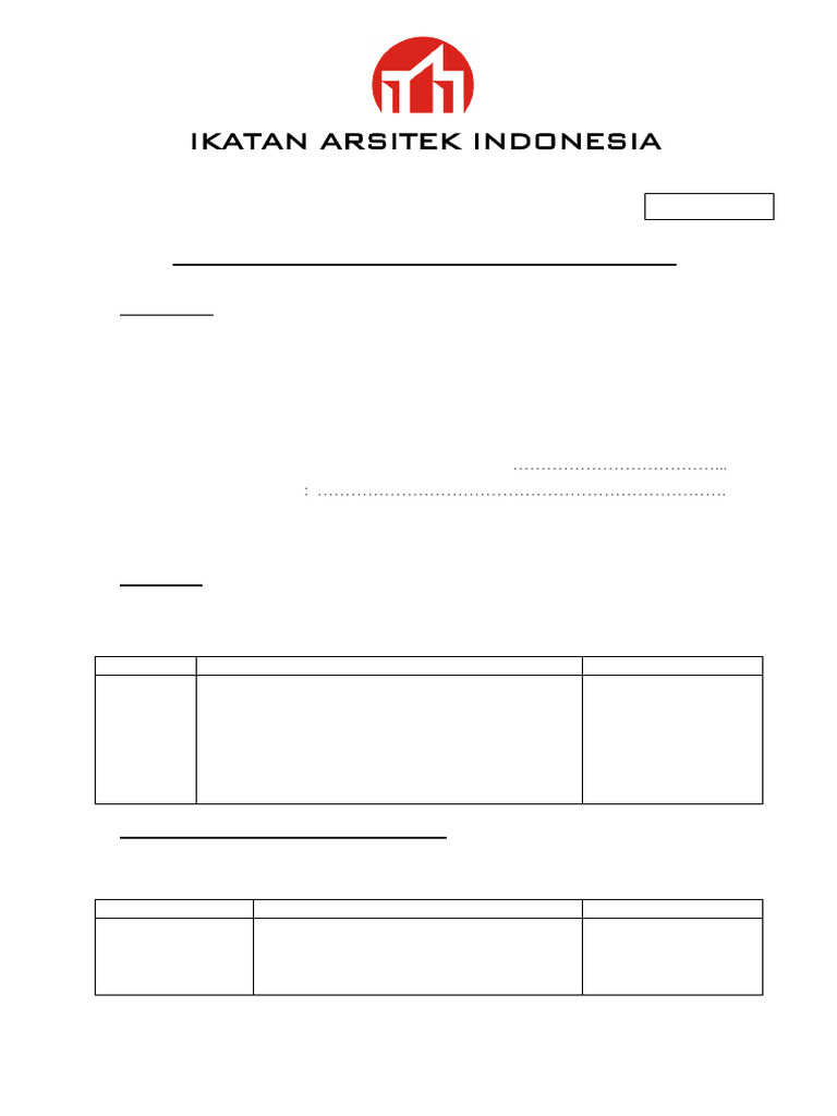 FORMULIR+CA+IAI | PDF