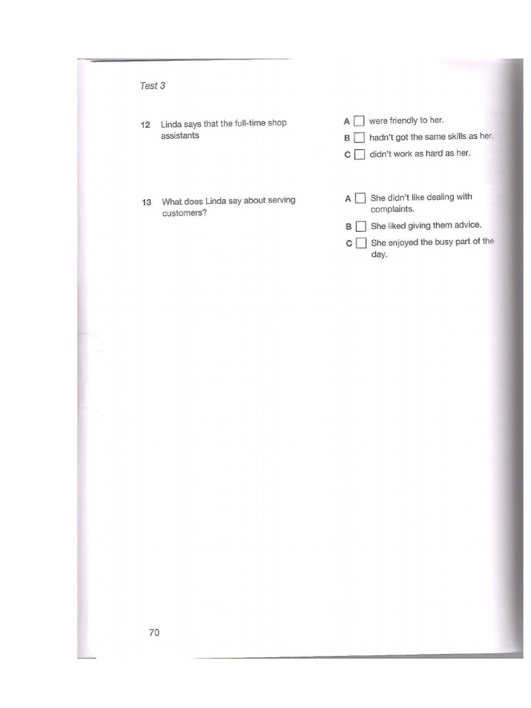 Cambridge Preliminary English Test 7-71-140-1-35 | PDF
