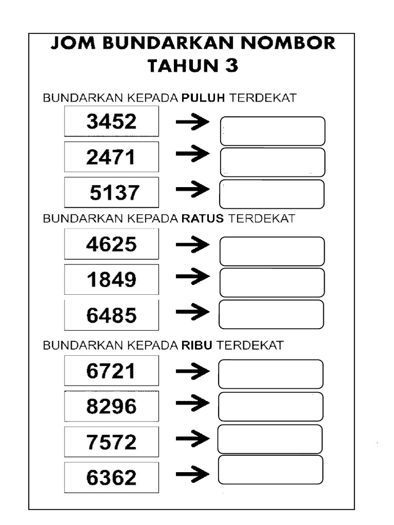 BUNDAR TAHUN 3 | PDF