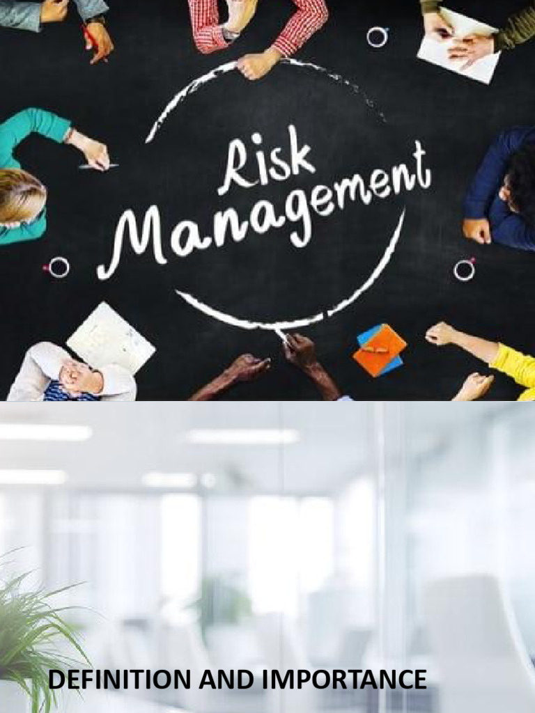 Week 1 - Definition and Importance of Risk MNGT | PDF | Risk | Risk ...