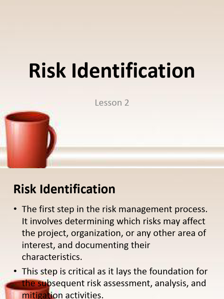 Lesson 2.1-Identifying Risks | PDF | Computer Security | Security