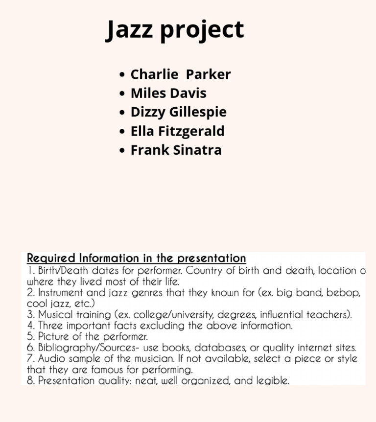 Jazz Project V7T | PDF