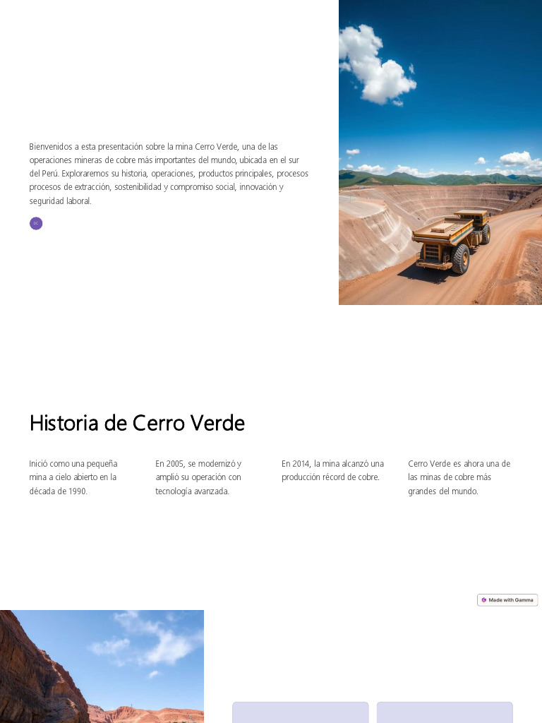 Mina Cerro Verde Un Gigante Minero en Peru | PDF | Cobre | Minería