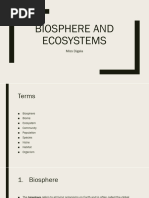 Biosphere To Ecosystems Grade 10 Notes | PDF | Ecosystem | Food Web