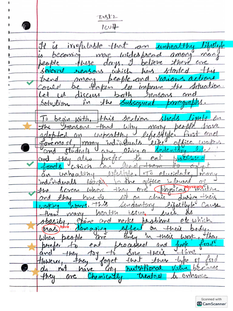 ICU 7 Writing Task 2 Jatinder Kaur | PDF
