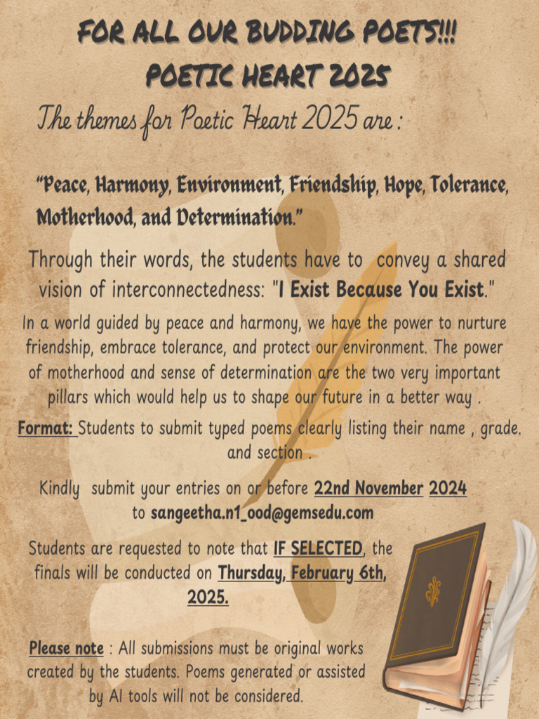 Poetic Heart 2025 | PDF