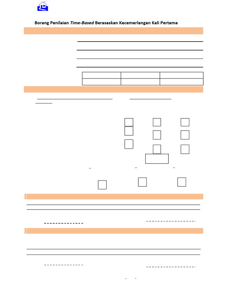 Borang Time Base Kecemerlangan | PDF
