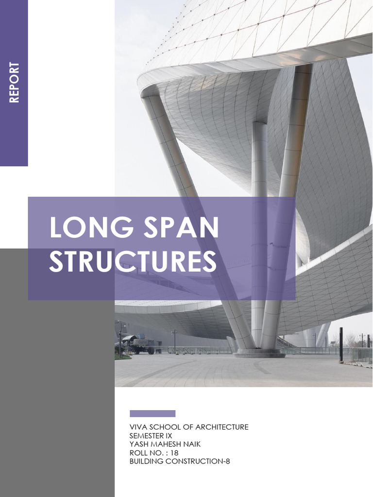 18 - Yash Long Span Structure | PDF | Prestressed Concrete | Truss