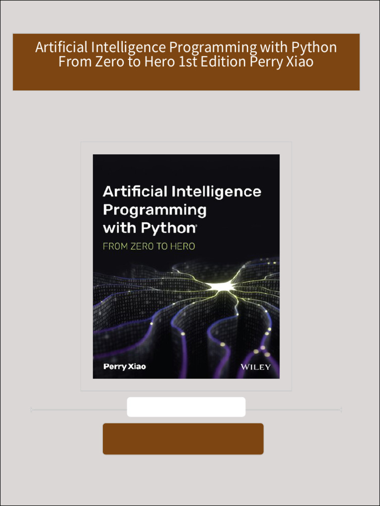 Complete Download Artificial Intelligence Programming with Python From ... Complete Download Artificial Intelligence Programming with Python From ...
