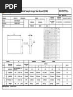 Initial Sample Inspection Report (ISIR) | PDF