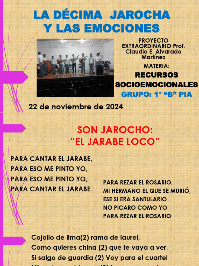 La Decima Cantada-Recursos Socio | PDF