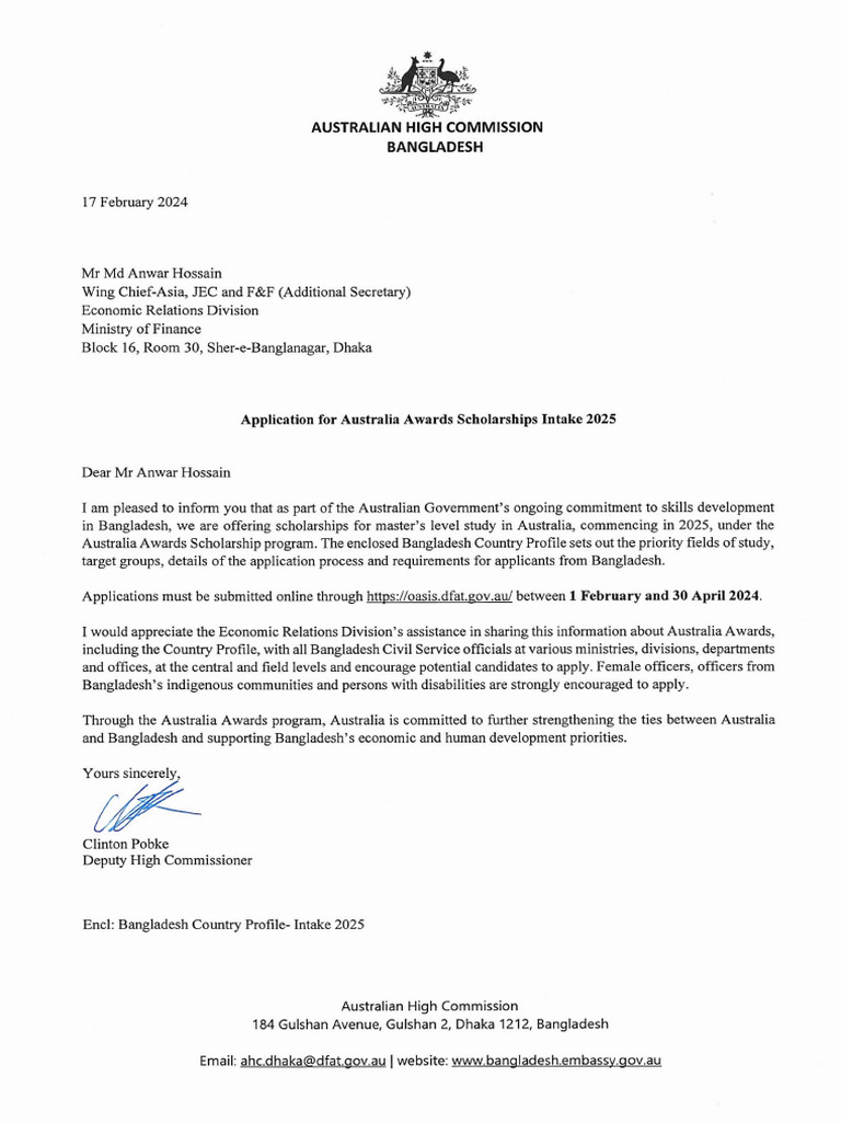 Australian Award Scholarships | PDF