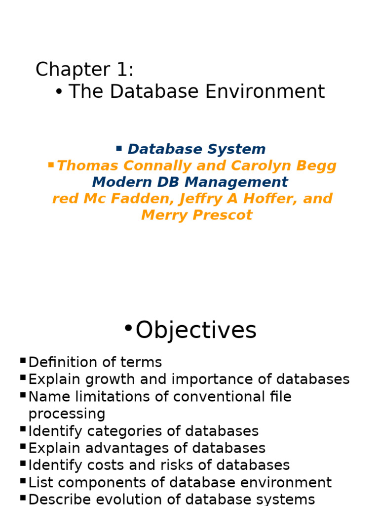 Lecture-1(a-b) | PDF | Databases | Metadata