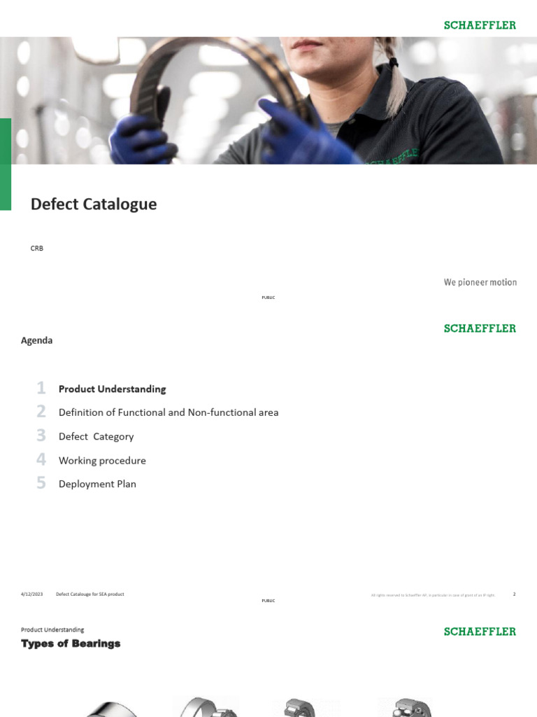 Defect Catalouge 12 Apr 23 | PDF | Bearing (Mechanical) | Mechanical ...
