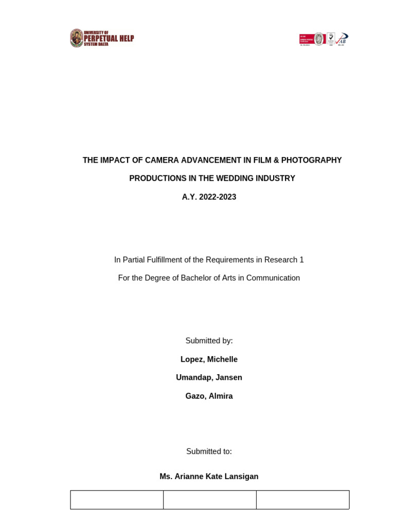 Revised Thesis Sop&Obj | PDF | Methodology | Survey Methodology