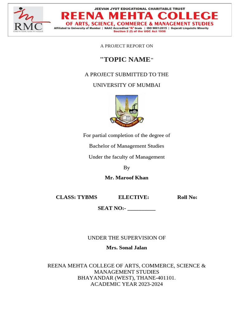 Blackbook Initial Pages | PDF