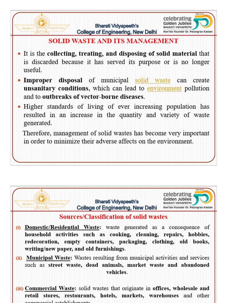 Solid Waste Management | PDF | Incineration | Waste
